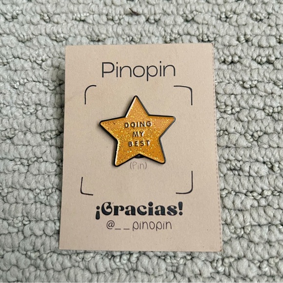 Office | Gold Star Enamel Pin | Poshmark